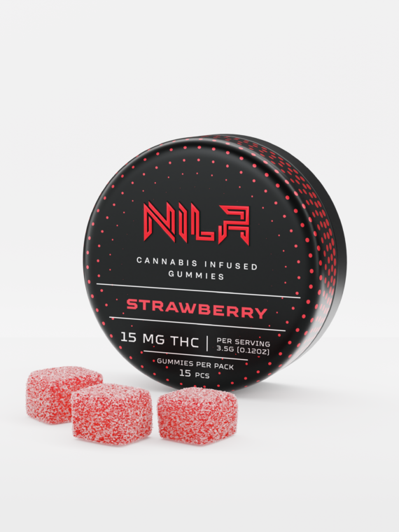 STRAWBERRY Infuded Edibles 15MG – Nila.bz